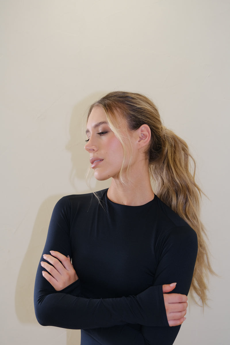 Body cuello cerrado Bora Negro – Pauly